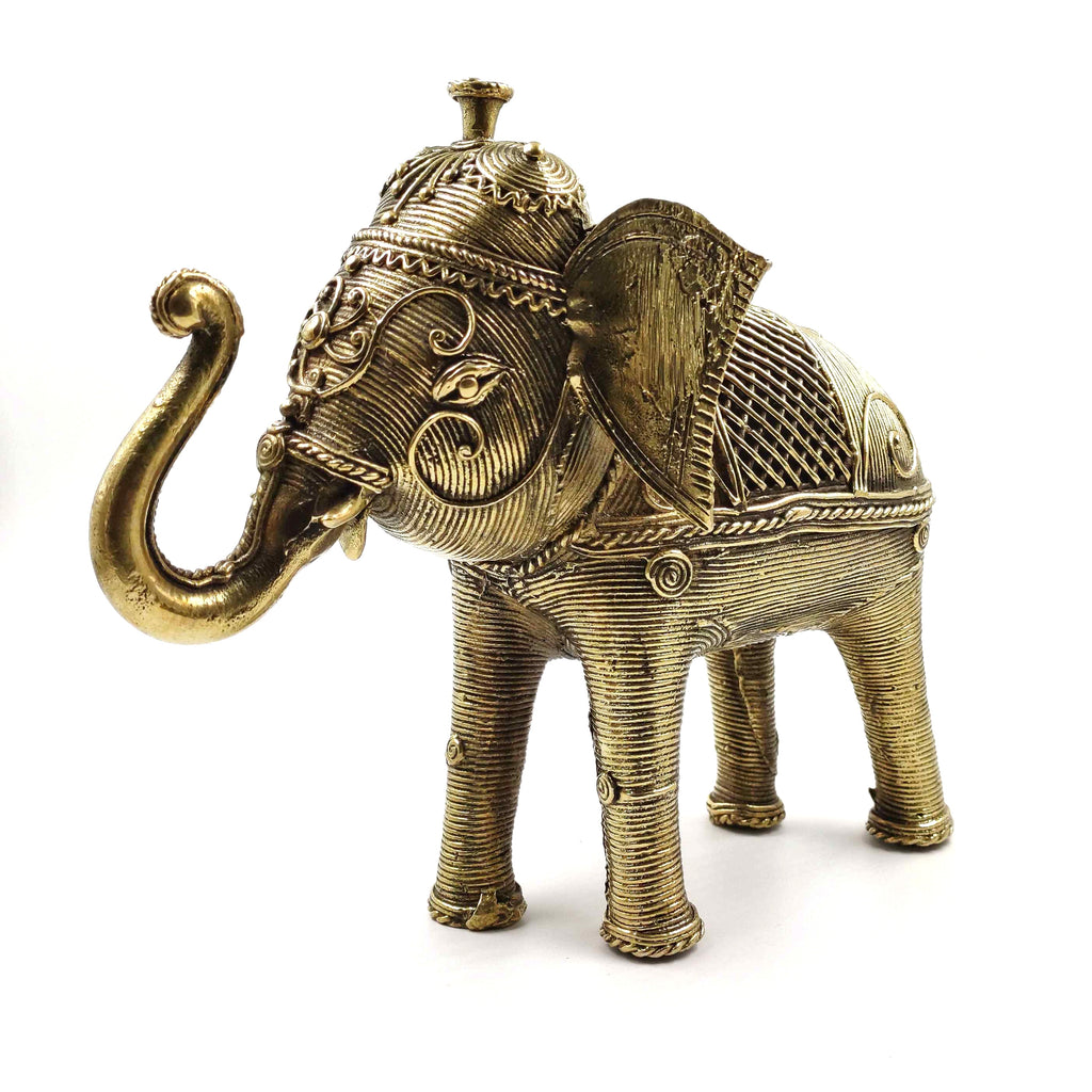 Dokra Extra Large Elephant – The Artisan Foundation