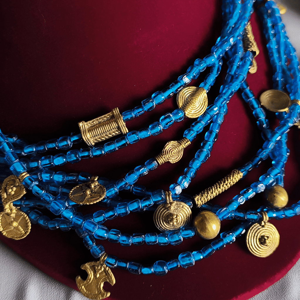 Dokra Necklace and Earrings set - 8 Layers – The Artisan Foundation